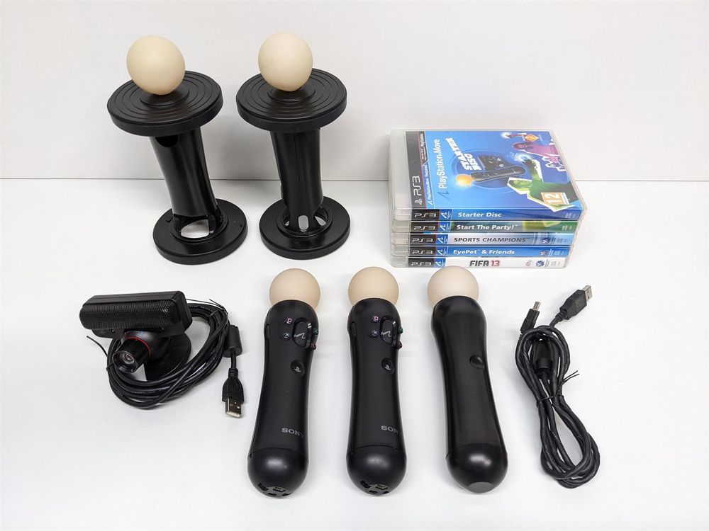 PlayStation 3 Move Set + 4 Games | Kaufen auf Ricardo