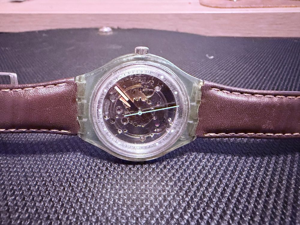 Swatch automatique cadran squelette (D'occasion) à Romainmôtier pour ...