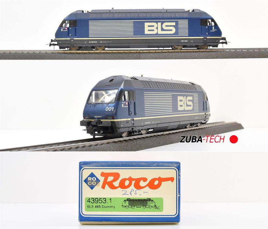 Roco 43953 E-Lok Re 465 BLS H0 WS OVP | Kaufen auf Ricardo