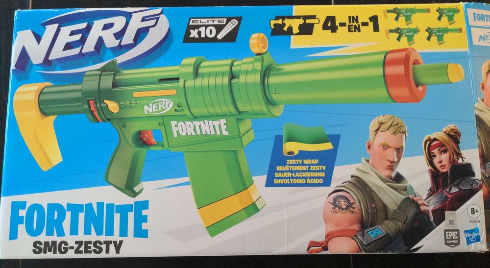 Nerf Fortnite SMG-Zesty 4-in-1 (Neu (gemäss Beschreibung)) in Sutz für ...