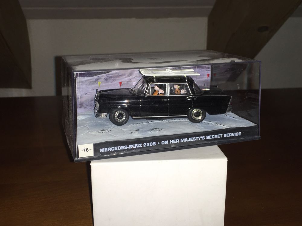 Mercedes-Benz 220S 1/43 - 007 James Bond (Neu (gemäss Beschreibung)) in ...