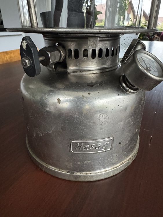 Seltene Eugen Schatz Hasag Benzin Lampe Nr. 51 (Gebraucht) in Buonas ...