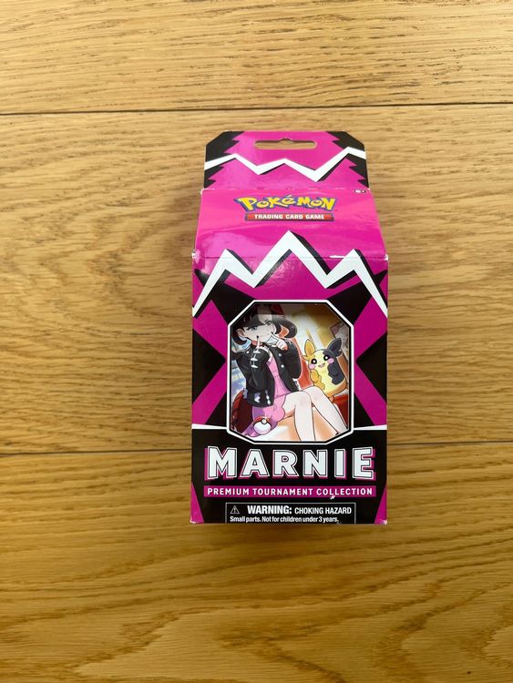 Pokemon Marnie Premium Tournament Collection Box Milk Carton (Neu und ...
