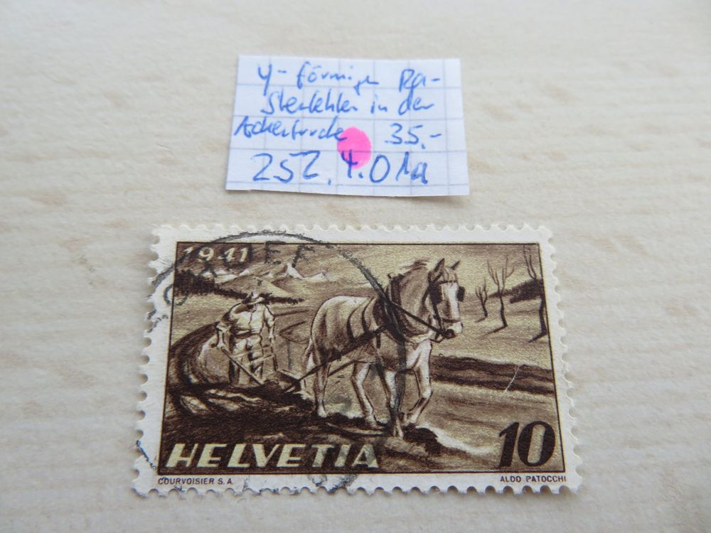 252.4.01 Y - förmiger Rasterfehler in der Ackerfurche | Kaufen auf Ricardo