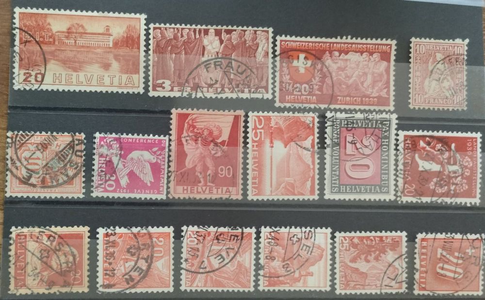 Briefmarken alt in Rot | Kaufen auf Ricardo
