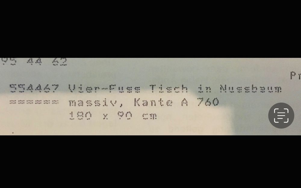 Nussbaum Tisch 180 * 90 cm Originalpreis CHF 3‘380 | Kaufen auf Ricardo