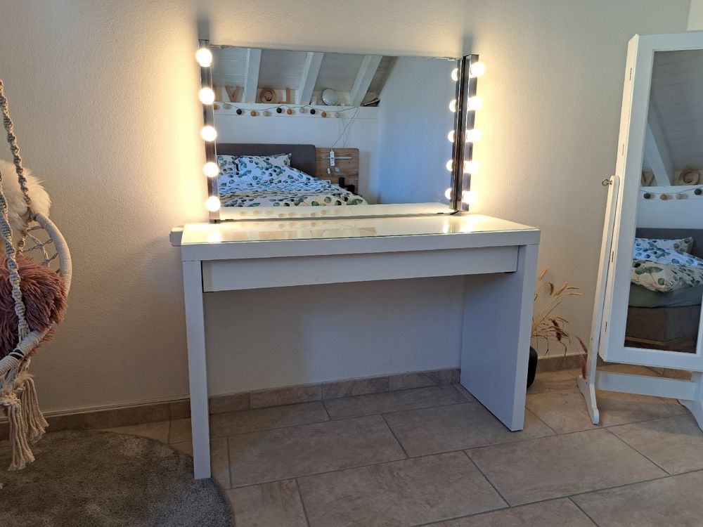 Ikea Schminktisch Spiegel Mit Licht