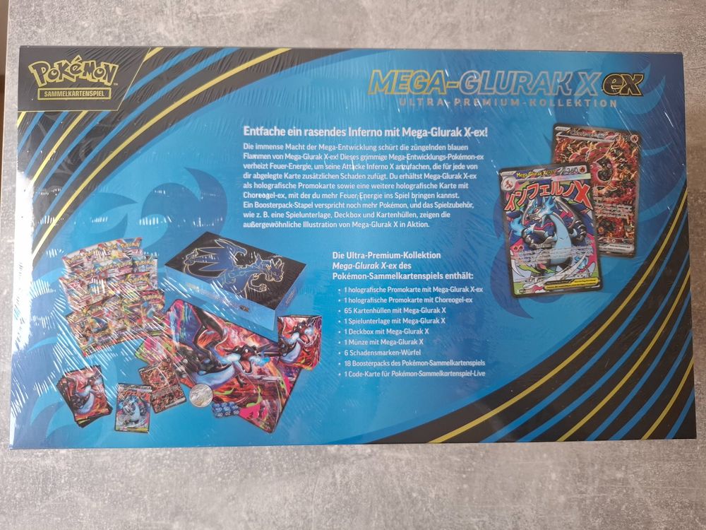 Pokemon Mega Glurak ex Ultra Premium Kollektion -DE- (Neu und ...