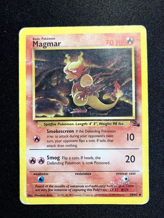 Pokemon Magmar - Fossil 39/62 - English (Gebraucht) in Bern für CHF 2 ...