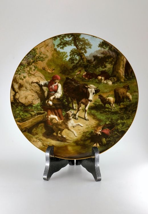 Sammelteller "Idylle am Hasliberg" Rudolf Koller, Langenthal (Gebraucht ...