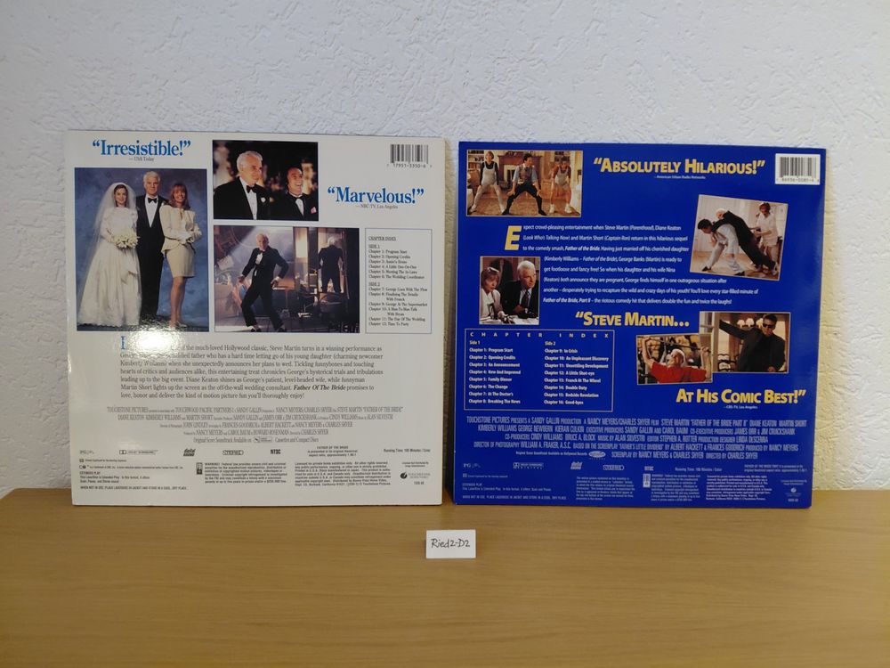LaserDisc Father of the Bride I & II USA NTSC (Gebraucht) in La Chaux ...