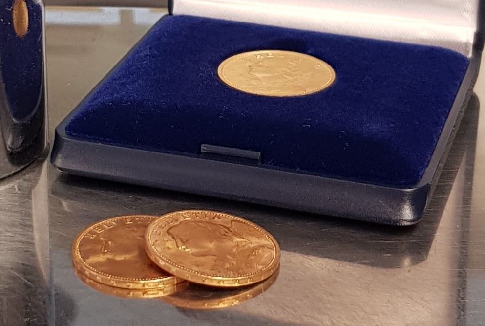 Vreneli ----------- Etui -------------- für 20er Goldvreneli (Neu und ...