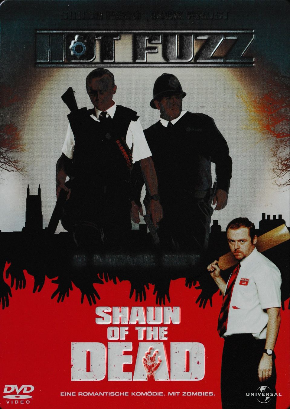 DVD - Hot Fuzz & Shaun of the Dead - 2Disc Set (Steelbook) (Gebraucht ...