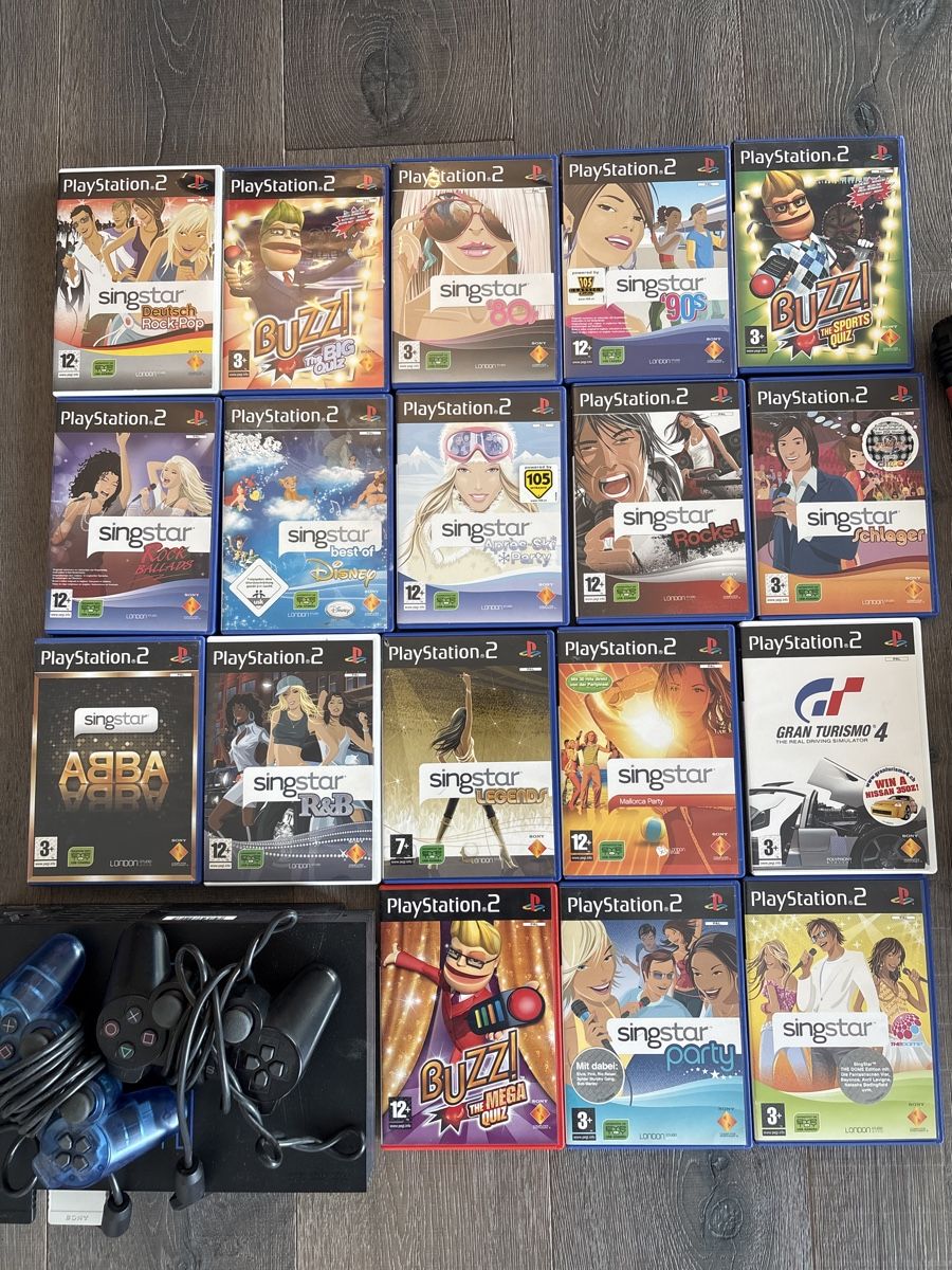 Playstation 2 mit viel Zubehör (Gebraucht) in jona für CHF 120 – mit ...