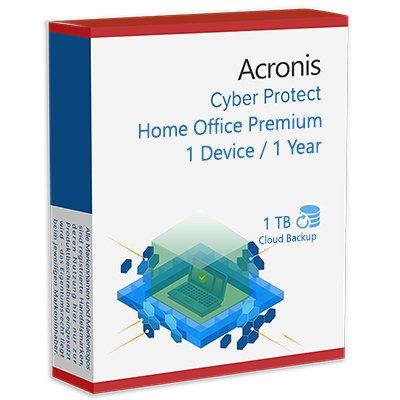 Acronis Cyber Protect Home Office 2021 Premium 1D/1Y Key (Neu (gemäss ...