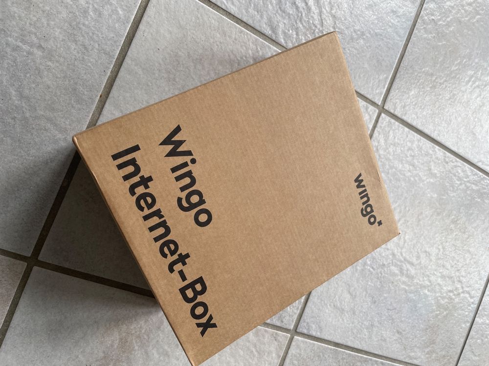 Wingo Internet-Box WLAN Router neuwertig (Neu (gemäss Beschreibung)) in ...