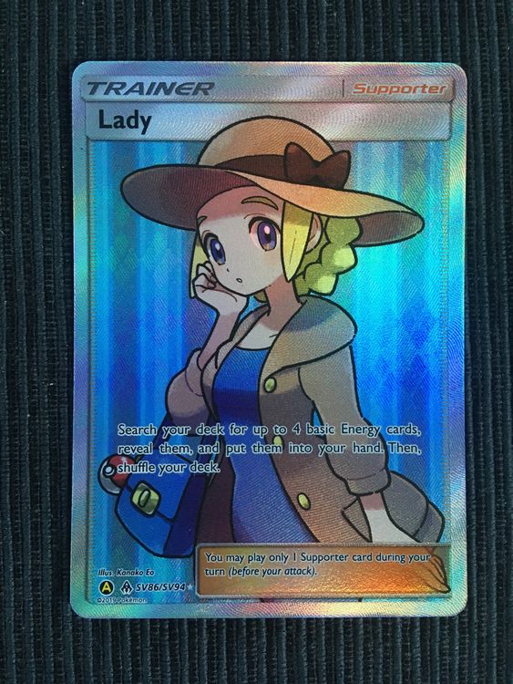 Pokemon Lady Trainer Shiny Hidden Fates | Kaufen auf Ricardo