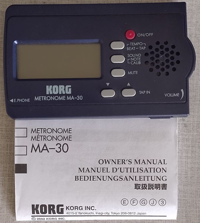 Korg Metronom MA-30 | Kaufen auf Ricardo