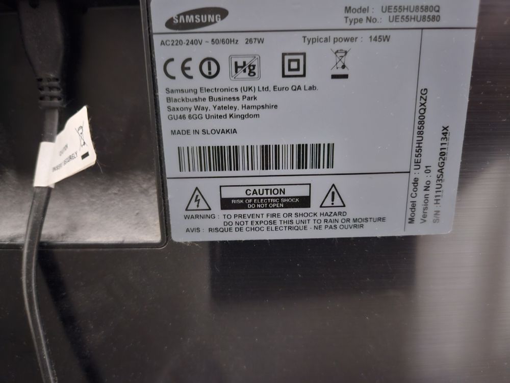 Samsung Curved LED TV 55" mit Soundbar, Subwoofer & 3D (Gebraucht) in ...