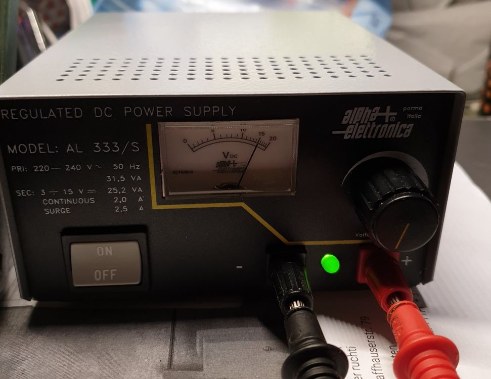 Labornetzteil-Labornetzgerät linear 3-15V, 2A neuwertig (Gebraucht) in ...