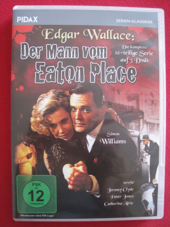 Der Mann vom Eaton Place 12tlg Serie Pidax Edgar Wallace BOX (Gebraucht ...