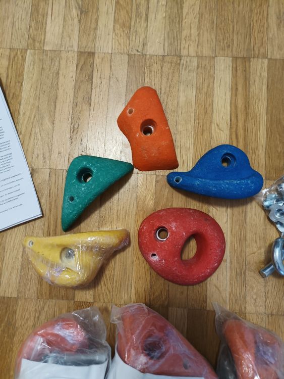 Klettergriffe 20 Stück - Set grosse und kleine Griffe (Neu (gemäss ...
