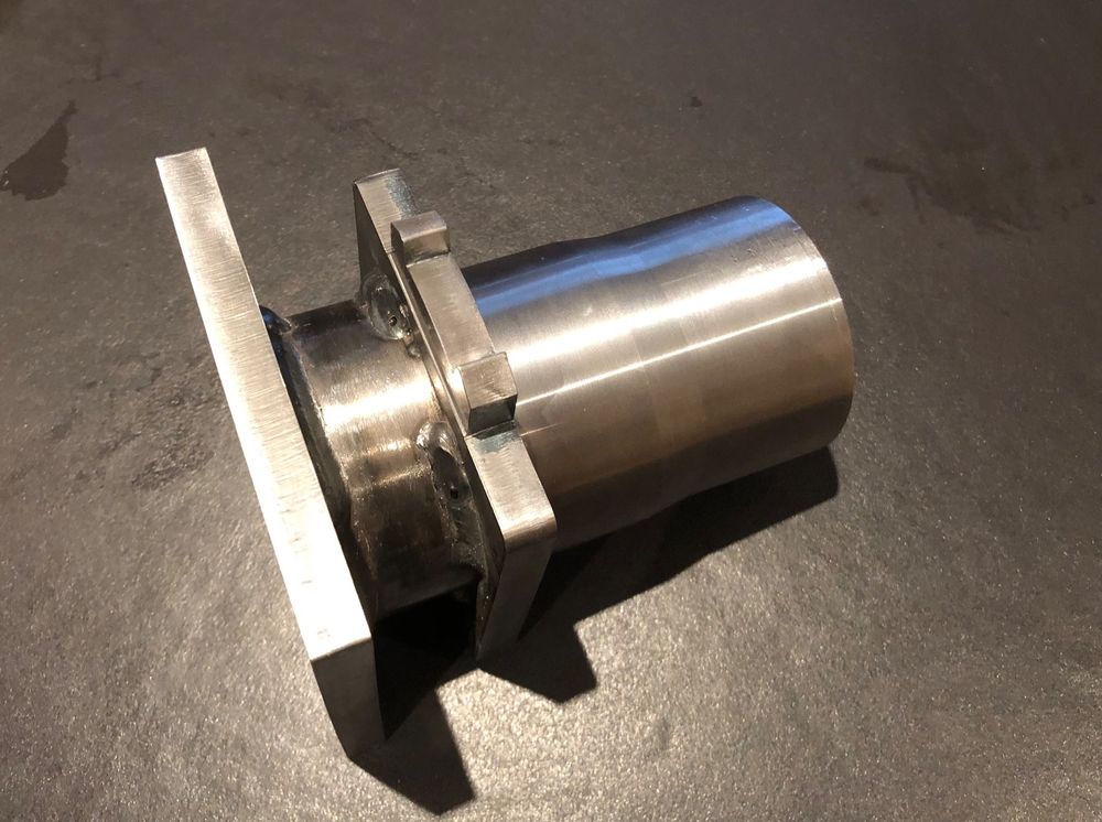 Anbaustutzen, Anbauflansch zu Motormäher Aebi CC /HC/TC07 (Neu (gemäss ...