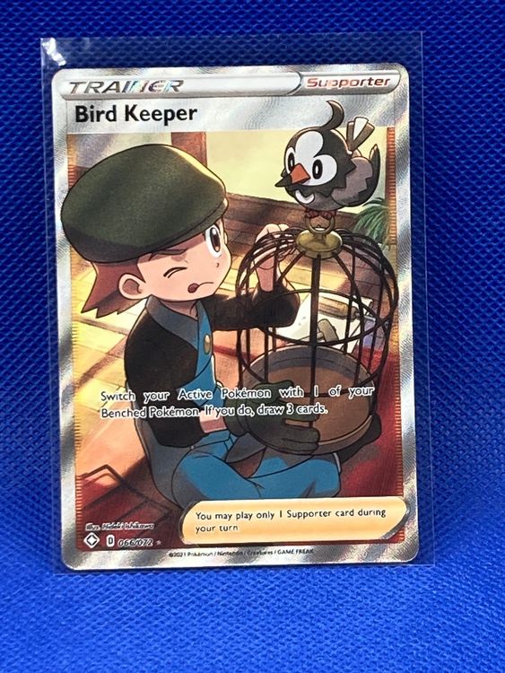 Pokemon Shining Fates / Bird Keeper 066 / 072 EN Trainer (Neu (gemäss ...