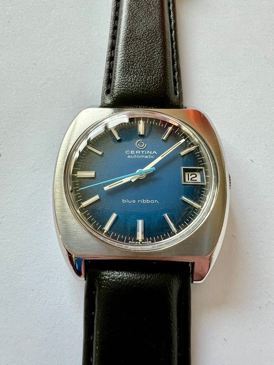 Sammlerstück: CERTINA blue ribbon aus den 1970er Jahren | Kaufen auf Ricardo