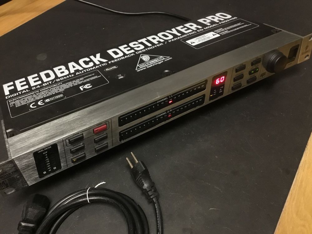 Behringer Feedback Destroyer Pro FBQ2496 - für 19 Zoll Rack (Gebraucht) in Courtaman für CHF 72 ...