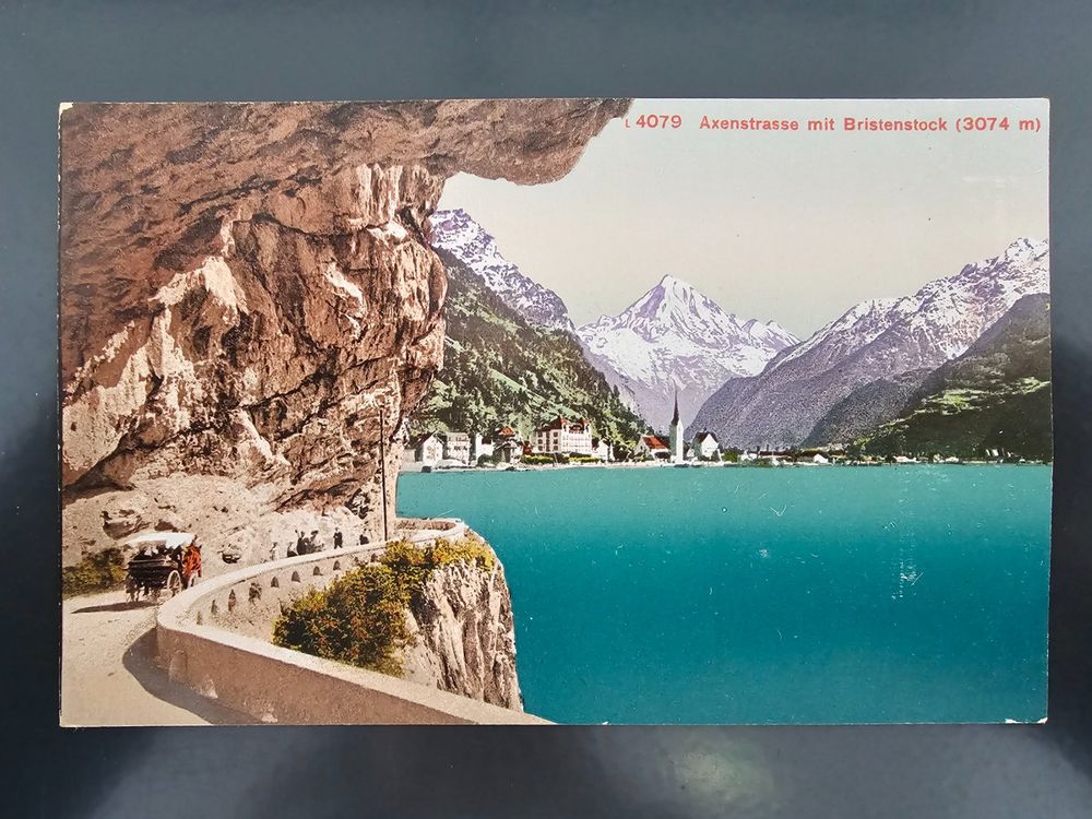 PK Postkarte Axenstrasse mit Kutsche (Gebraucht) in Dallenwil für CHF 5 – mit Lieferung auf ...