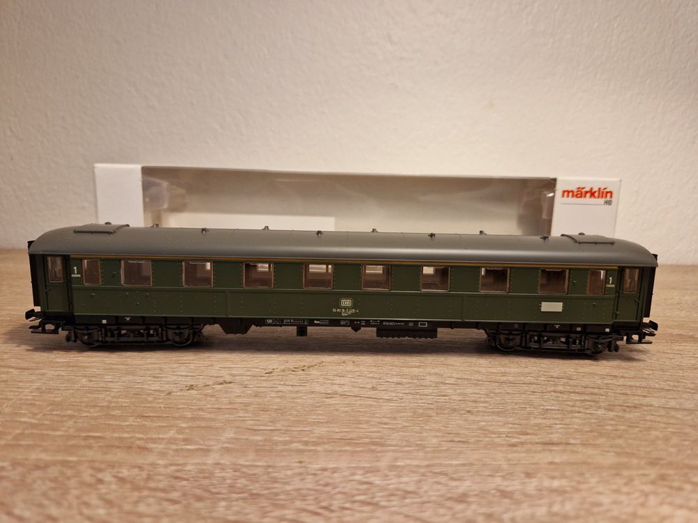 Märklin 4275 Personenwagen 1.Kl DB H0 OVP NEU (Neuf avec emballage d ...