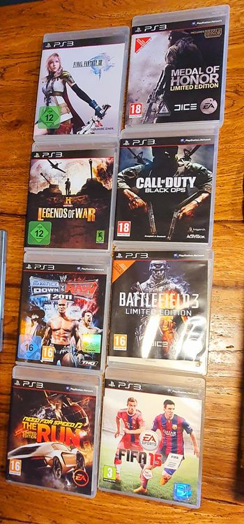 Sony PS3 *Abwärtskompatibel" inkl. 2 Controller + 15 Games | Kaufen auf ...