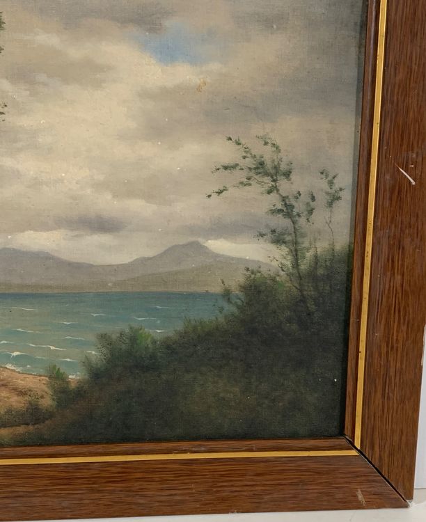 Antike Gemälde Stürmische Szene Berglandschaft & See Anblick (Gebraucht) in Root für CHF 40 ...