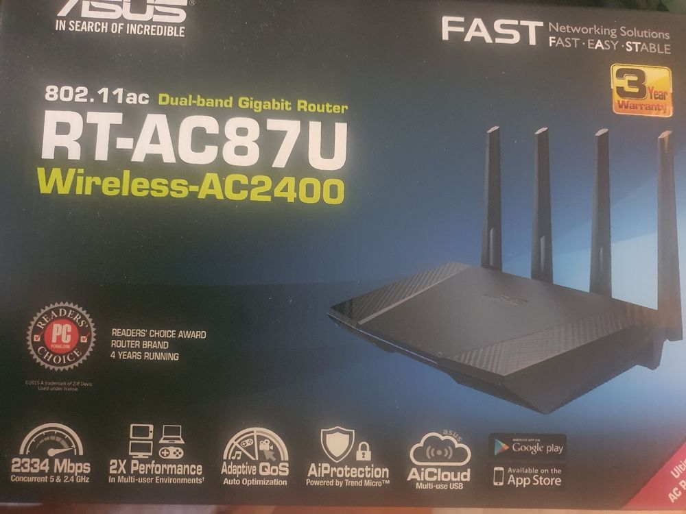 Routeur asus RT -AC87U (Gebraucht) in genève für CHF 45 – mit Lieferung ...