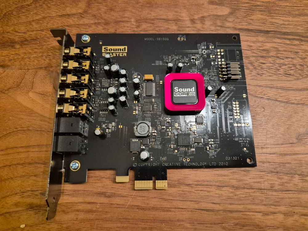 Creative Sound Blaster Z - Soundkarte 5.1 PCIe (SB1500) Top! (Gebraucht ...