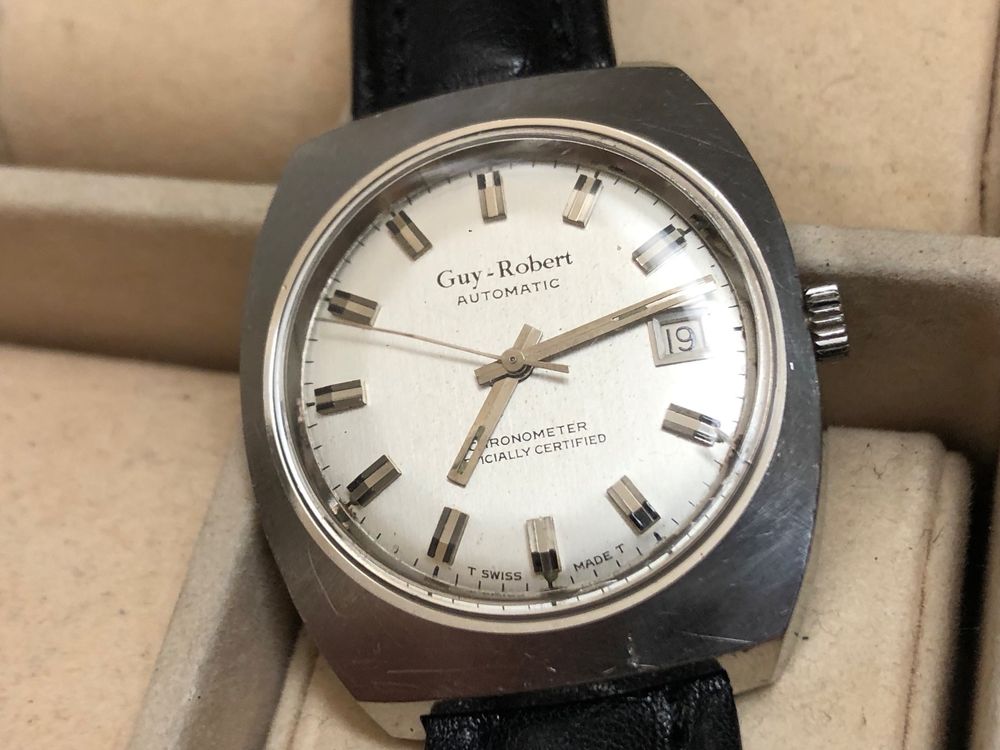 Montre vintage Guy-Robert automatique homme 35mm fonctionne (Gebraucht ...