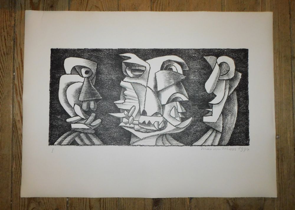 Rausverkauf - Kunst Lithografie - 1 Litho - Max von Moos (Gebraucht) in ...