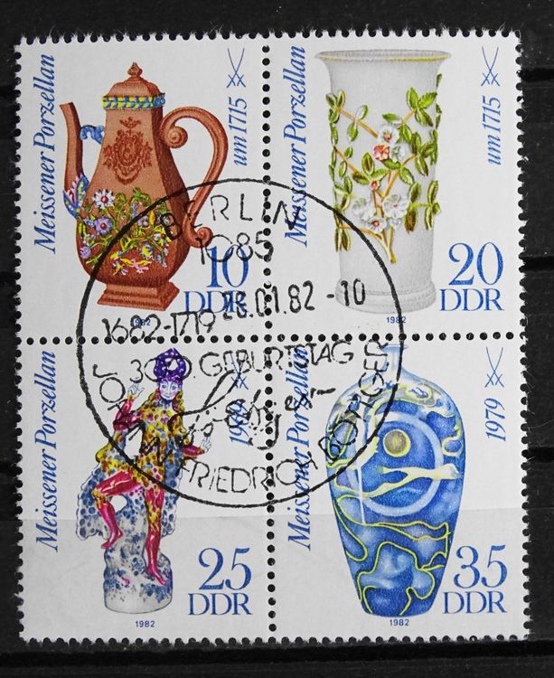 DDR 1982, 4er Block °gestempelt | Kaufen auf Ricardo