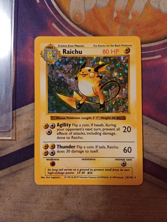 Raichu set de base Shadowless 14/102 (Gebraucht) in für CHF 36 – mit ...