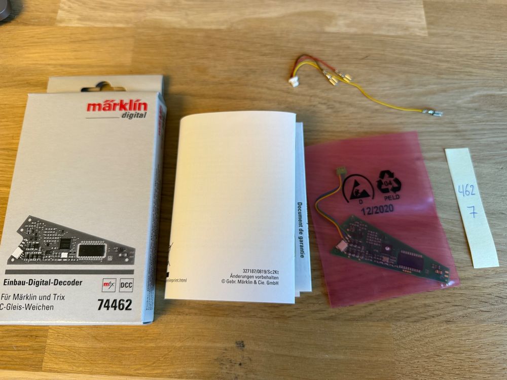 Märklin 74462 Einbau-Digital-Decoder C-Gleis mfx 7 | Kaufen auf Ricardo