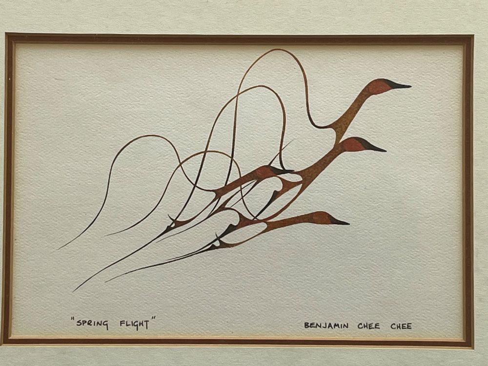 Benjamin Chee Chee Original Signiert Gerahmte Art Deco Gans (Gebraucht) in Basel für CHF 270 ...