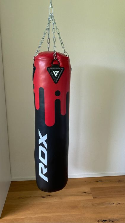 RDX F9 4ft Boxsack mit Handschuhen (Rot / Schwarz) (Gebraucht) in ...