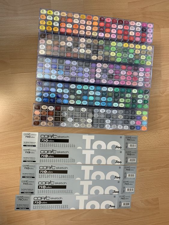 Copic sketch set A-E | Kaufen auf Ricardo