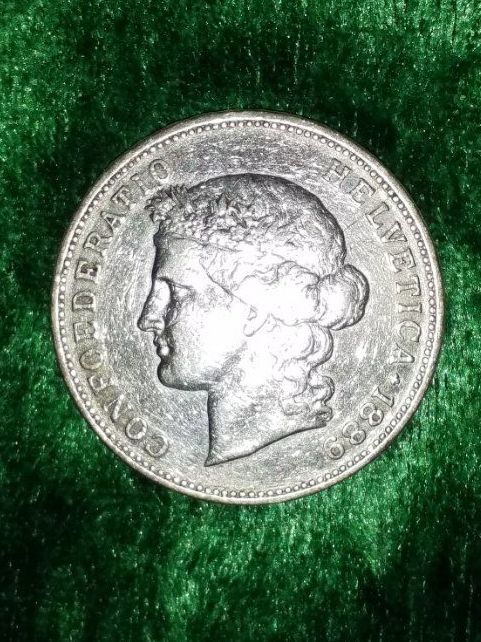 CH 5 Franken 1889 / CH 5 Francs 1889 (Gebraucht) in Gordola für CHF 180 ...