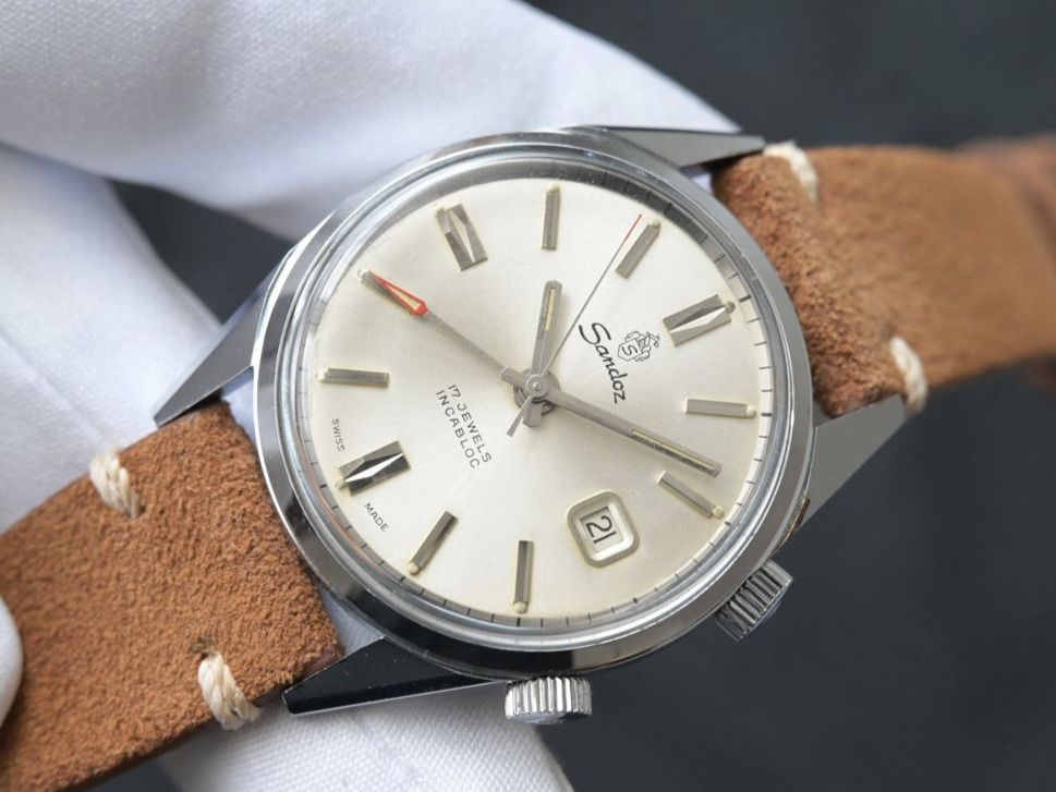 Sandoz Alarm (Henri Sandoz & Fils) ,Cal. AS1568, vintage (D'occasion) à Eschert pour CHF 650 ...