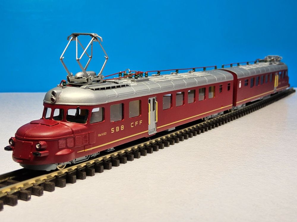 Fulgurex _ Vitrinenmodell _ SBB RAe 4/8 1021 Churchillpfeil (Gebraucht ...
