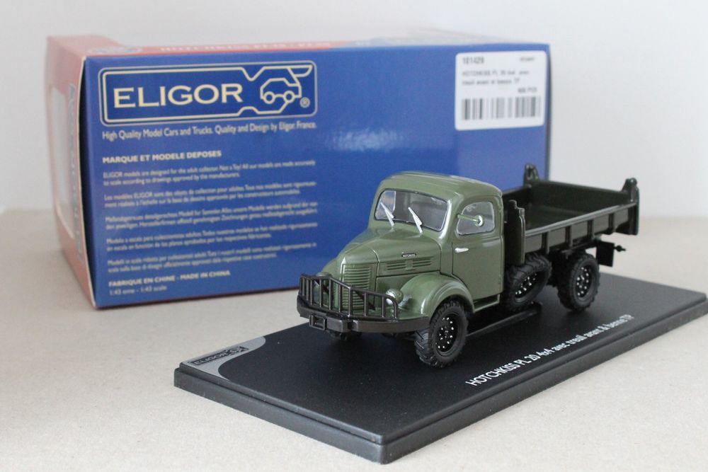 Hotchkiss PL 20 4 X 4 avec treuil av. camion / LKW / 1:43 (Neu und ...