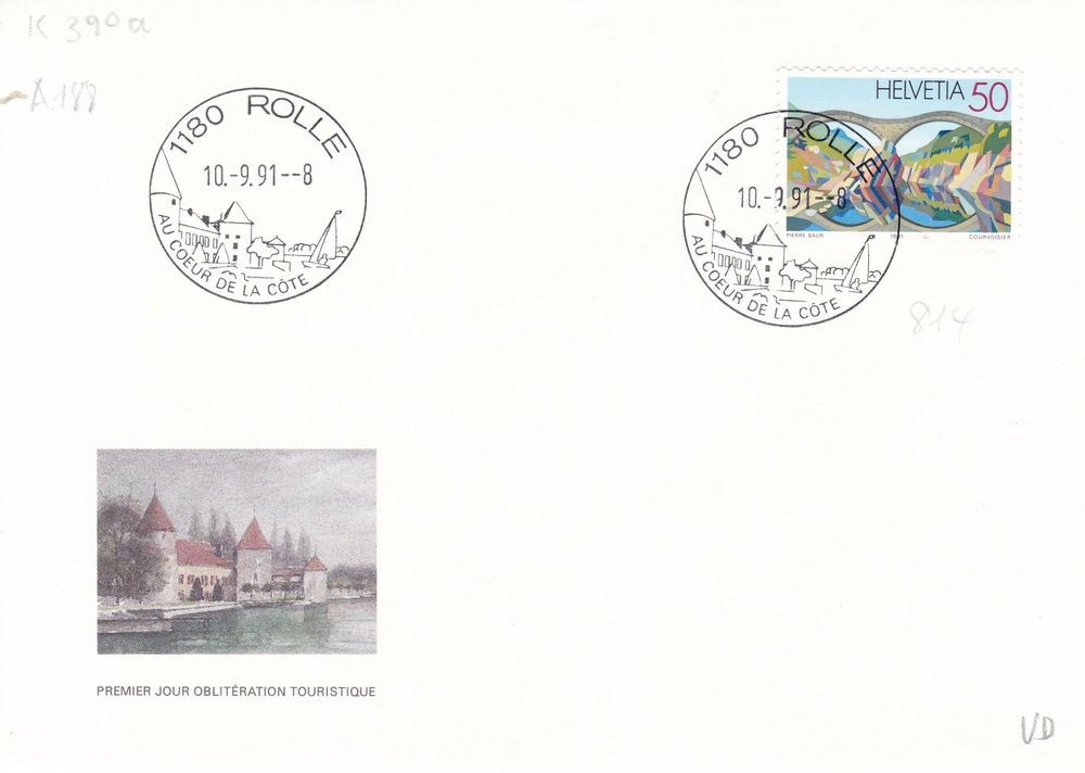 8 Briefe mit Ortswerbe-Poststempel Kt. VD Rolle-Ste.Croix 11 | Kaufen ...
