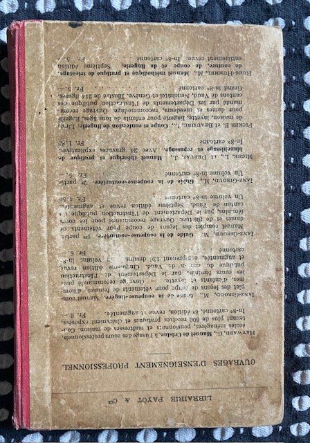 Manuel de Cuisine -1917- G. Hayward (D'occasion) à Onex pour CHF 30 ...